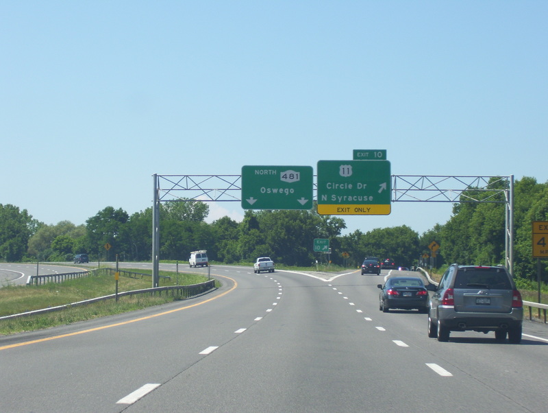 Interstate 481/NY 481 Northbound - New York State Roads
